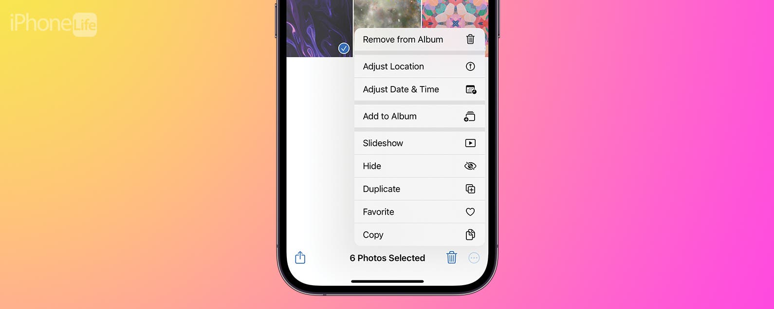 How to Add Existing Albums to a Folder