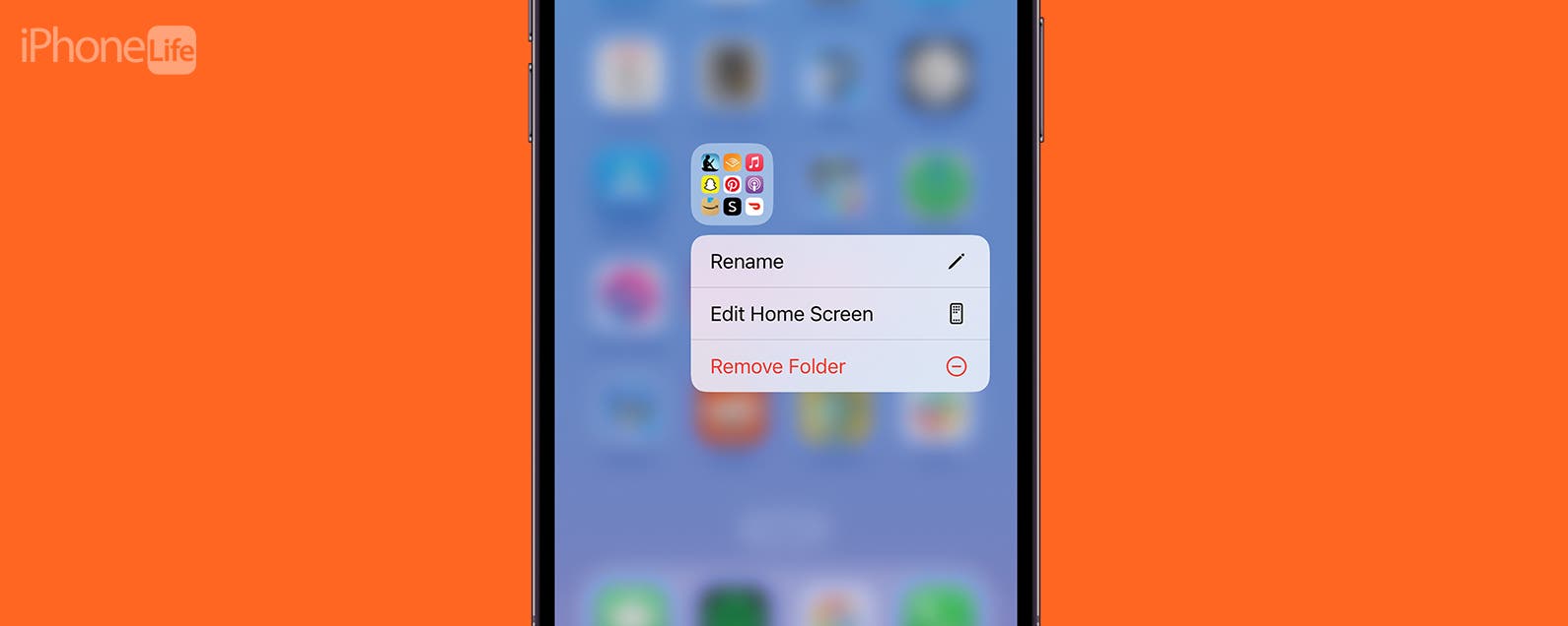 How to Delete App Folders on iPhone