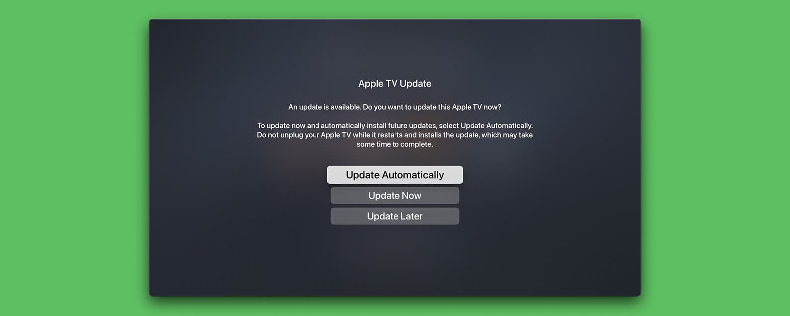 How to Update Apple TV
