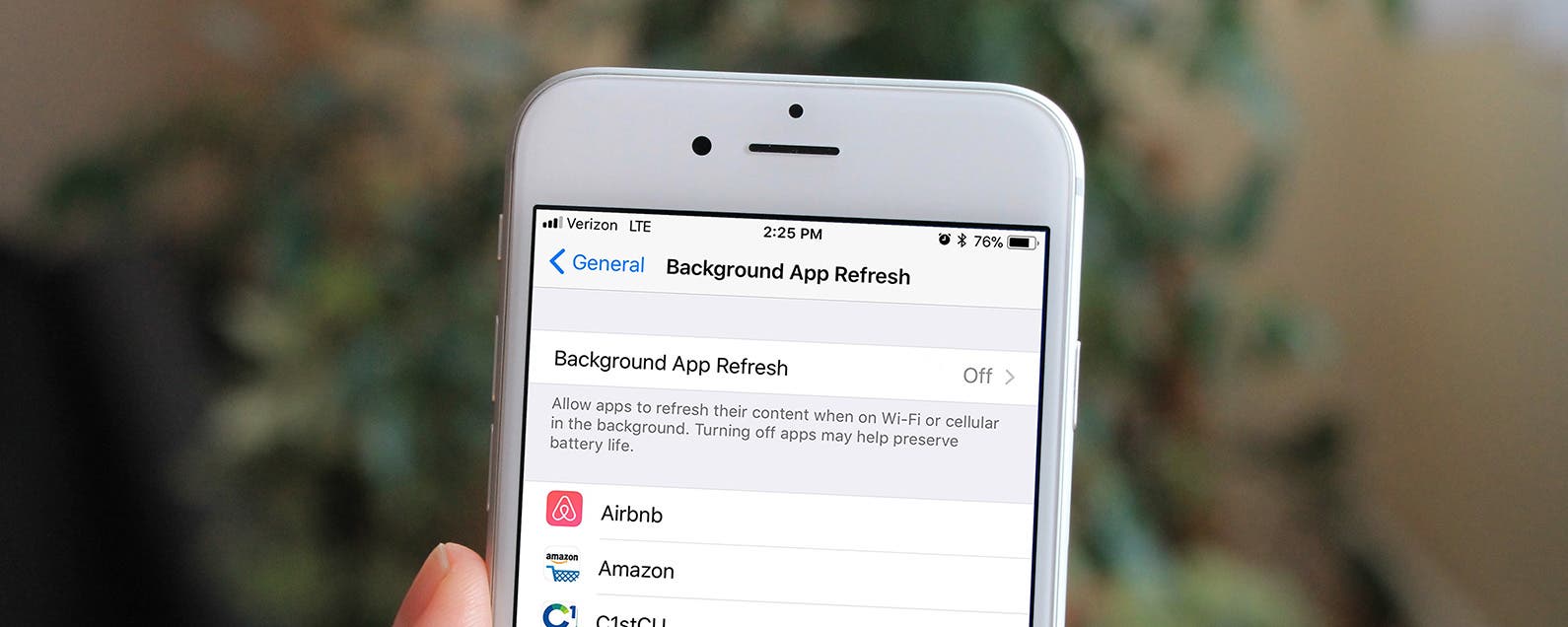 How to Set Background App Refresh to WiFi Only with iOS 11 on iPhone