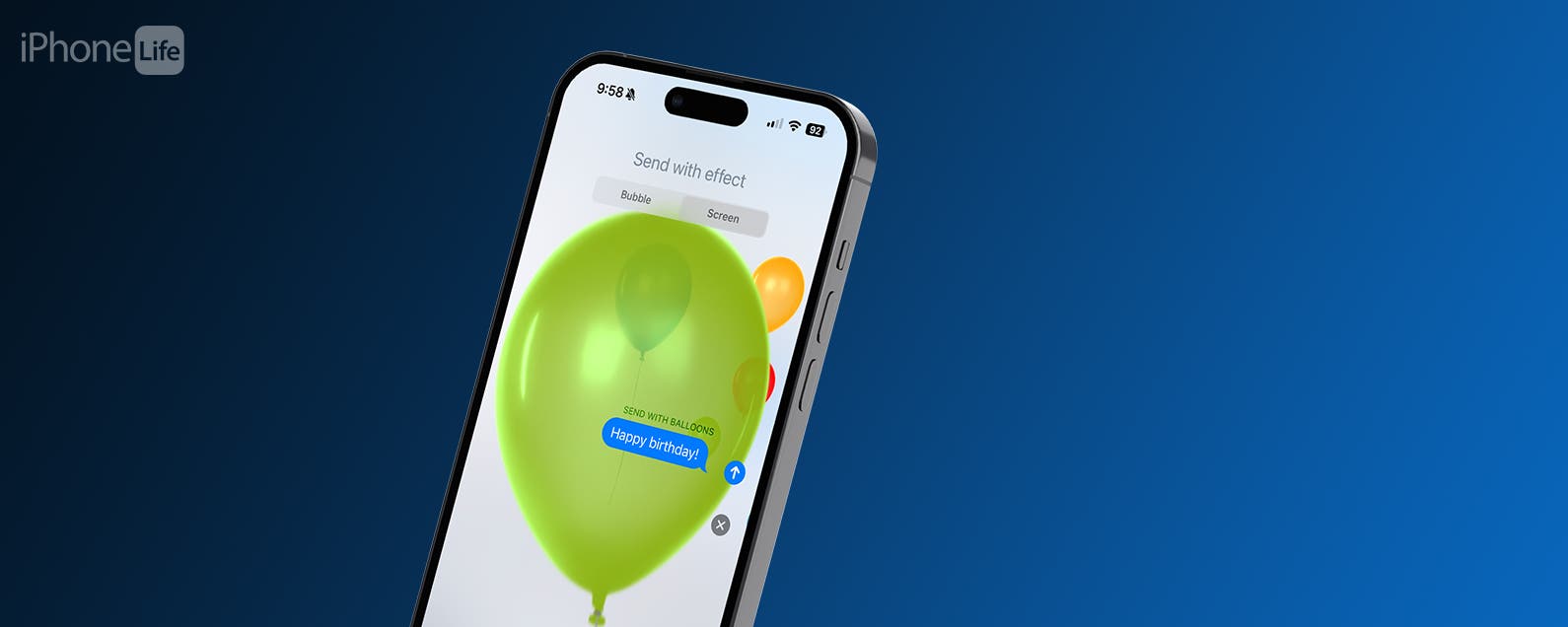 How to Send Balloons on Your iPhone