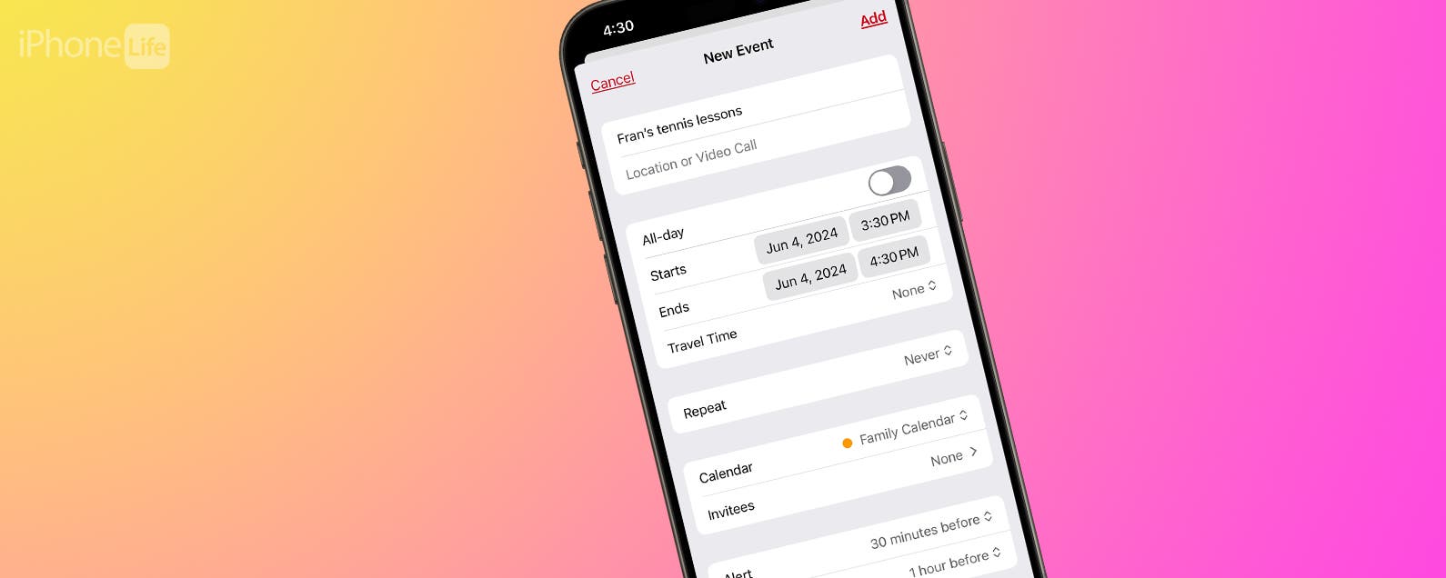How to Create a Family Calendar on Your iPhone & iPad | www.iphonelife.com