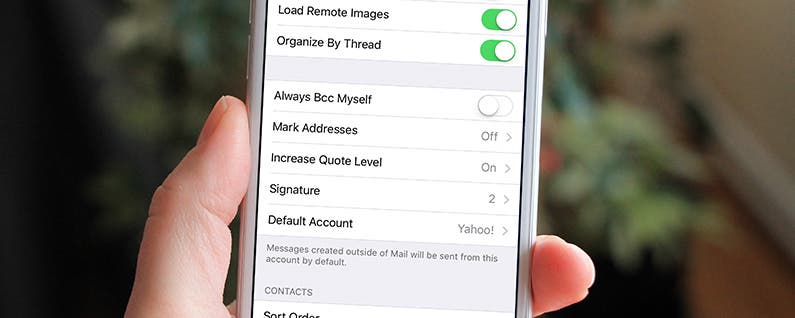 How to Color Code Email Addresses on iPhone