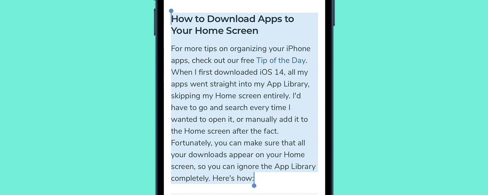 How to Cut & Paste on the iPhone Using 3 Finger Touch