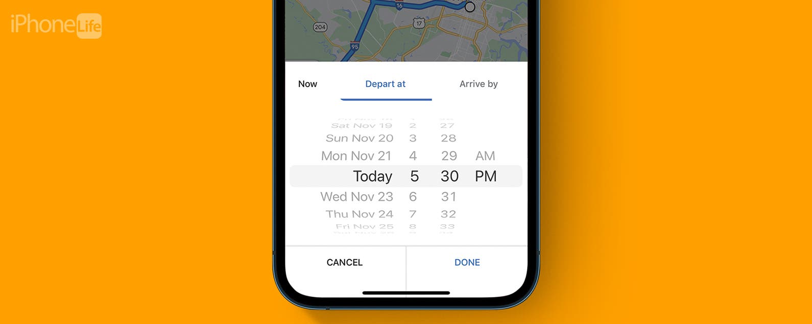 Google Maps Trip Planner: Set Departure & Arrival Times