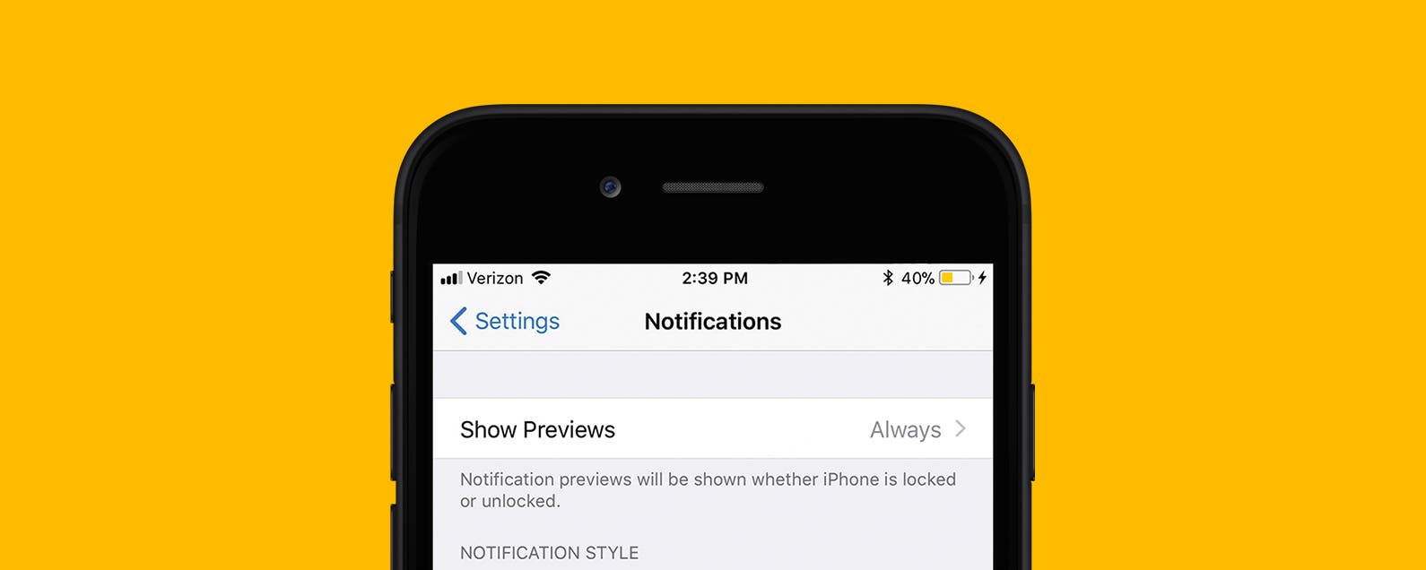 How To Disable Notification Previews For All Apps With Ios 11 On Iphone