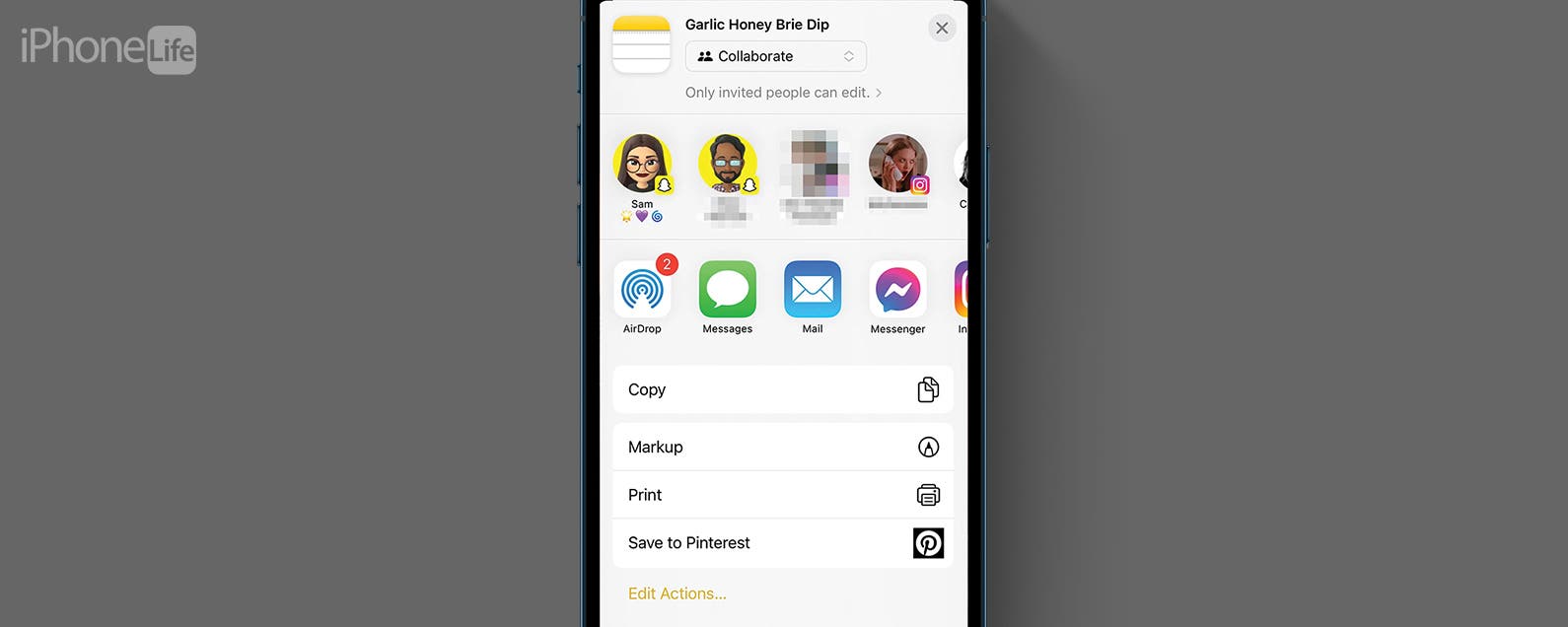 How to Duplicate a Note on iPhone | www.iphonelife.com