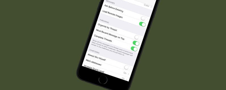 How to Turn Off Email Threads on the iPhone