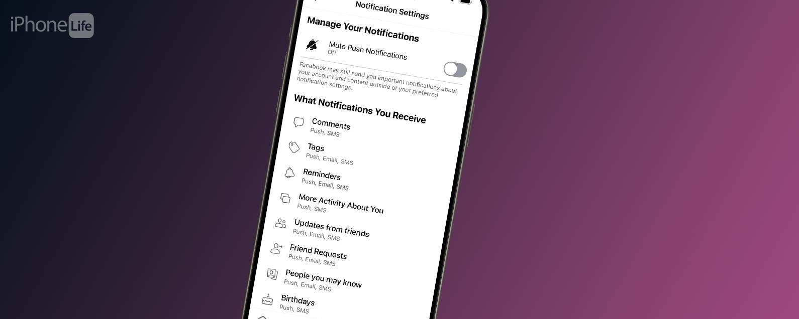 How Do I Turn Off Facebook Notifications? Here’s How! | www.iphonelife.com