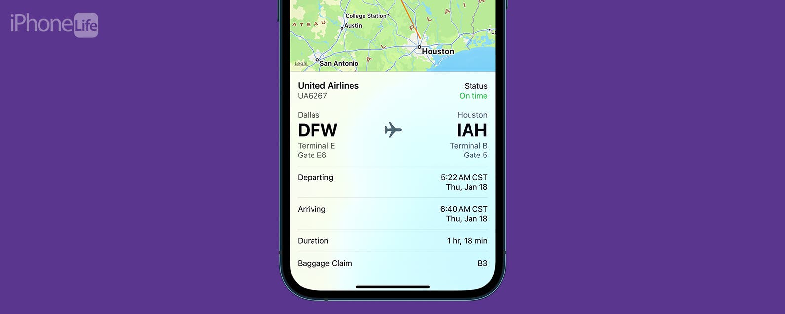 Easily Look Up Flight Info from a Text Message