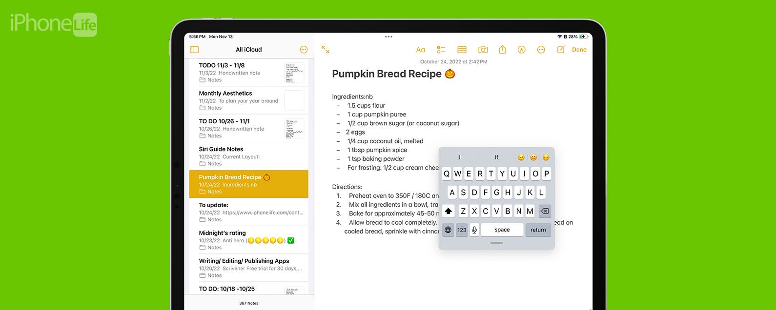 How to Turn the iPad Floating Keyboard On & Off