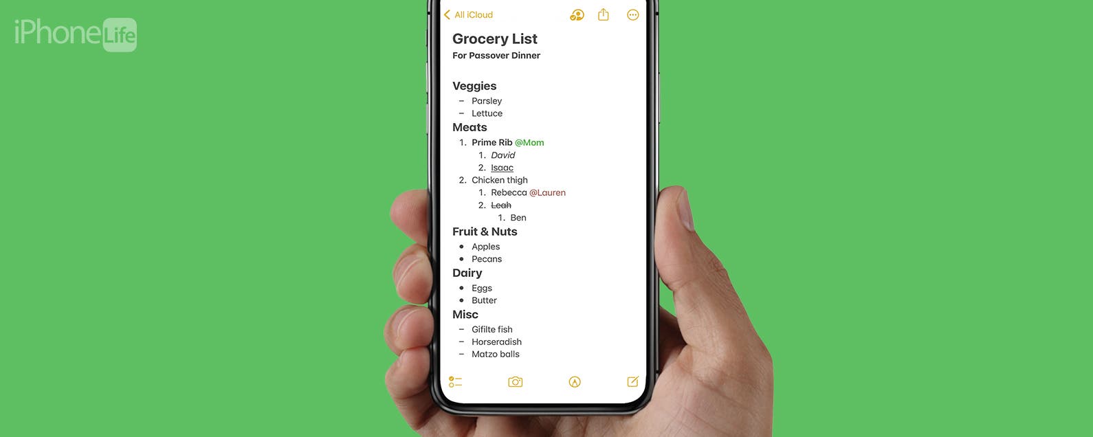How to Format Notes with the Notes App