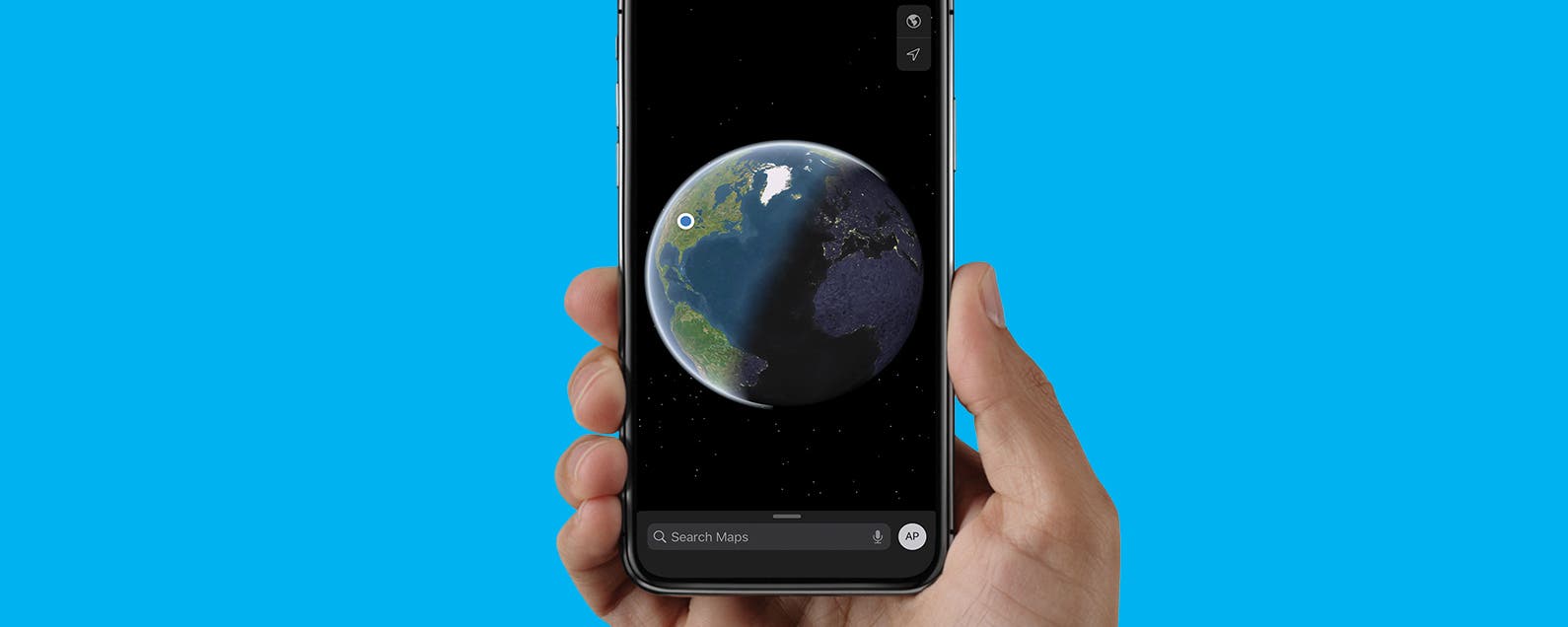 How to Use the Interactive Globe in Maps