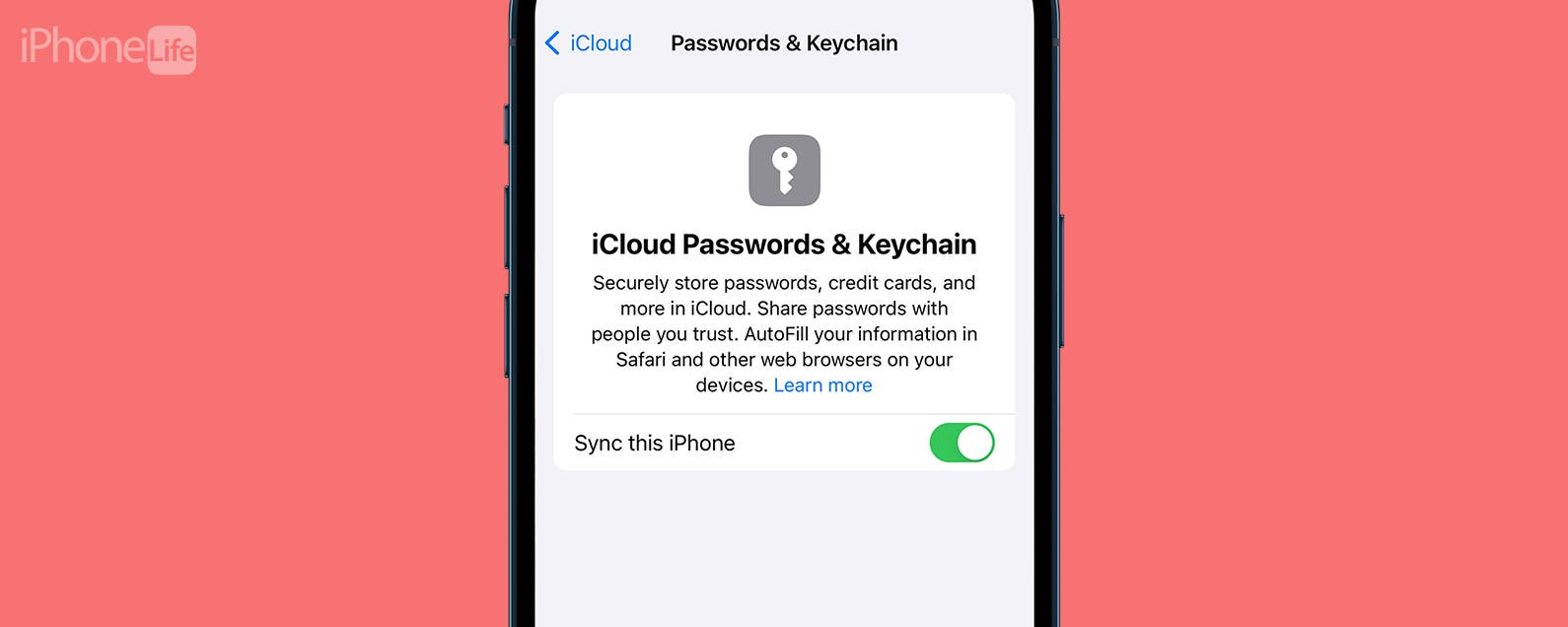 How to Enable iCloud Keychain on Your iPhone or iPad