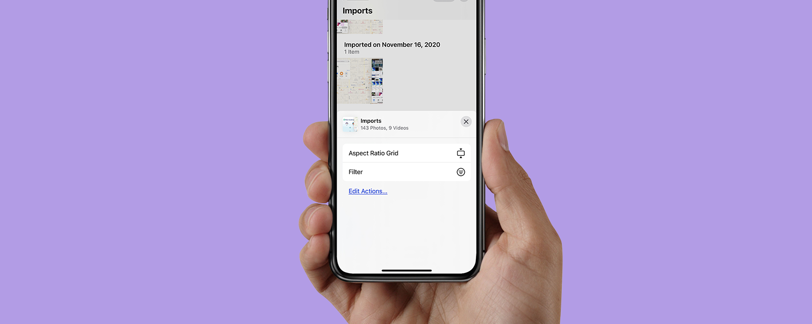 How to Find Imports in the Photos App on an iPhone & iPad