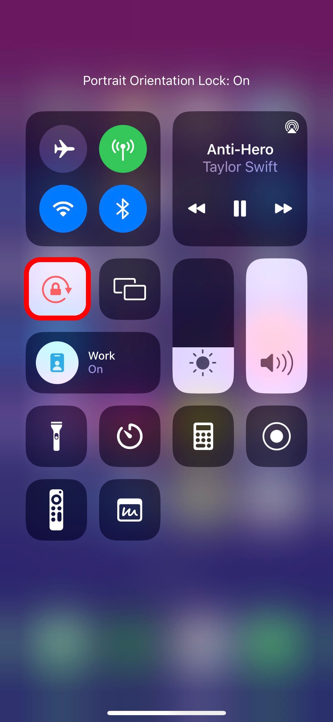 How to Lock Portrait Orientation on iPhone iPad