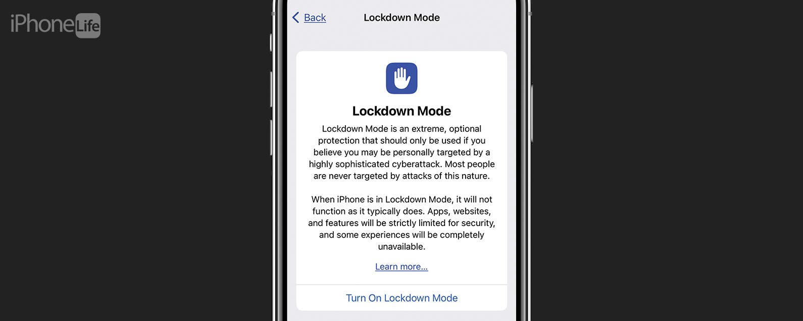 How to Protect an iPhone from Cyberattack with Lockdown Mode