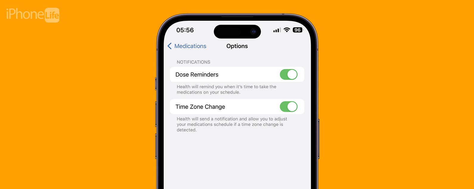 How to Set Reminders for Medications or Change Frequency