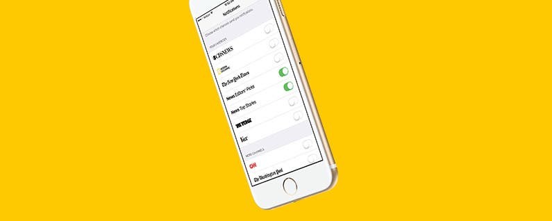 How to Get Breaking News Notifications from the Apple News App