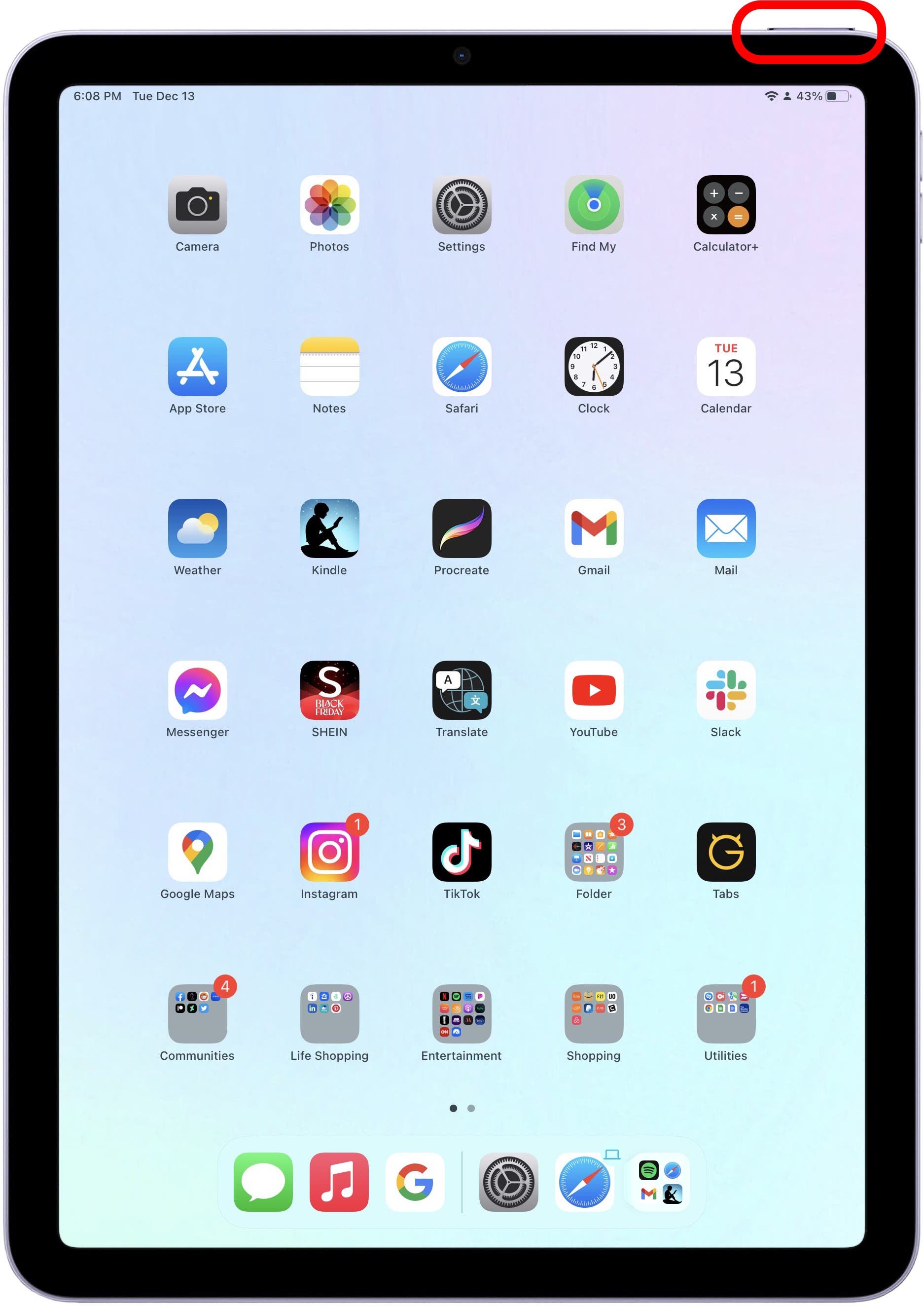 Home Button Ipad