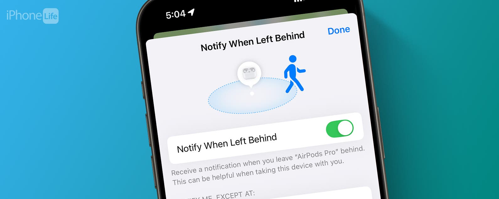 How to Disable Device Left Behind Alerts on iPhone