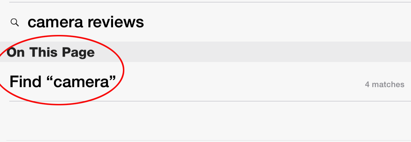 Tip of the Day: How to Search Within a Web Page