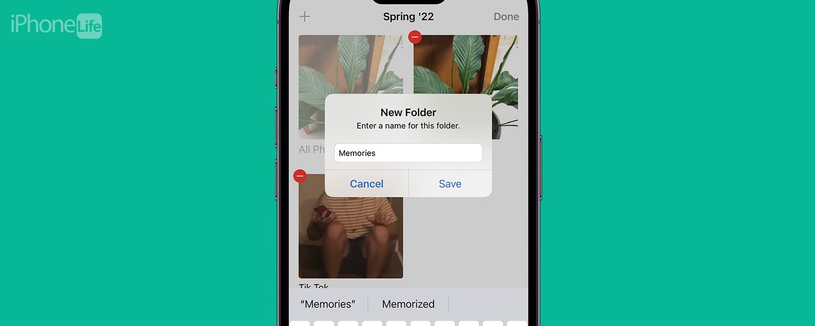 How to Make Folders for Photo Albums on iPhone