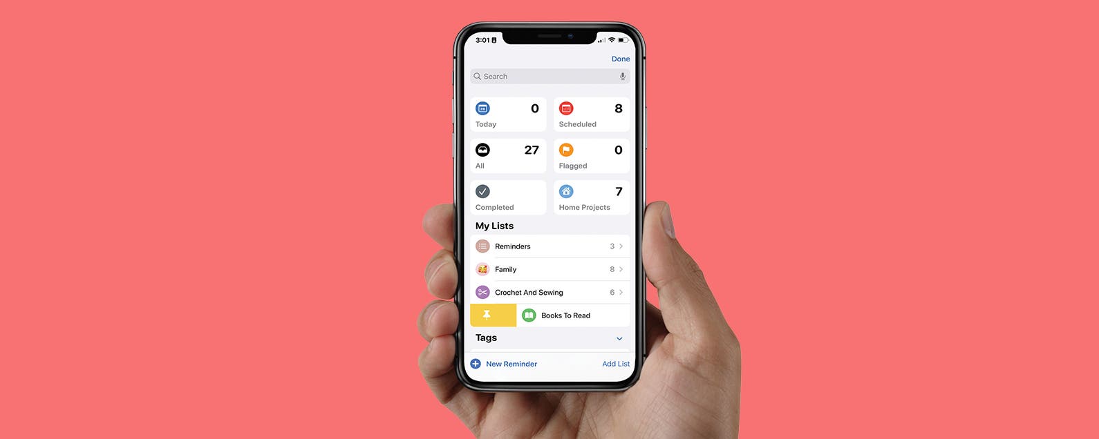 How to Pin a Reminders List