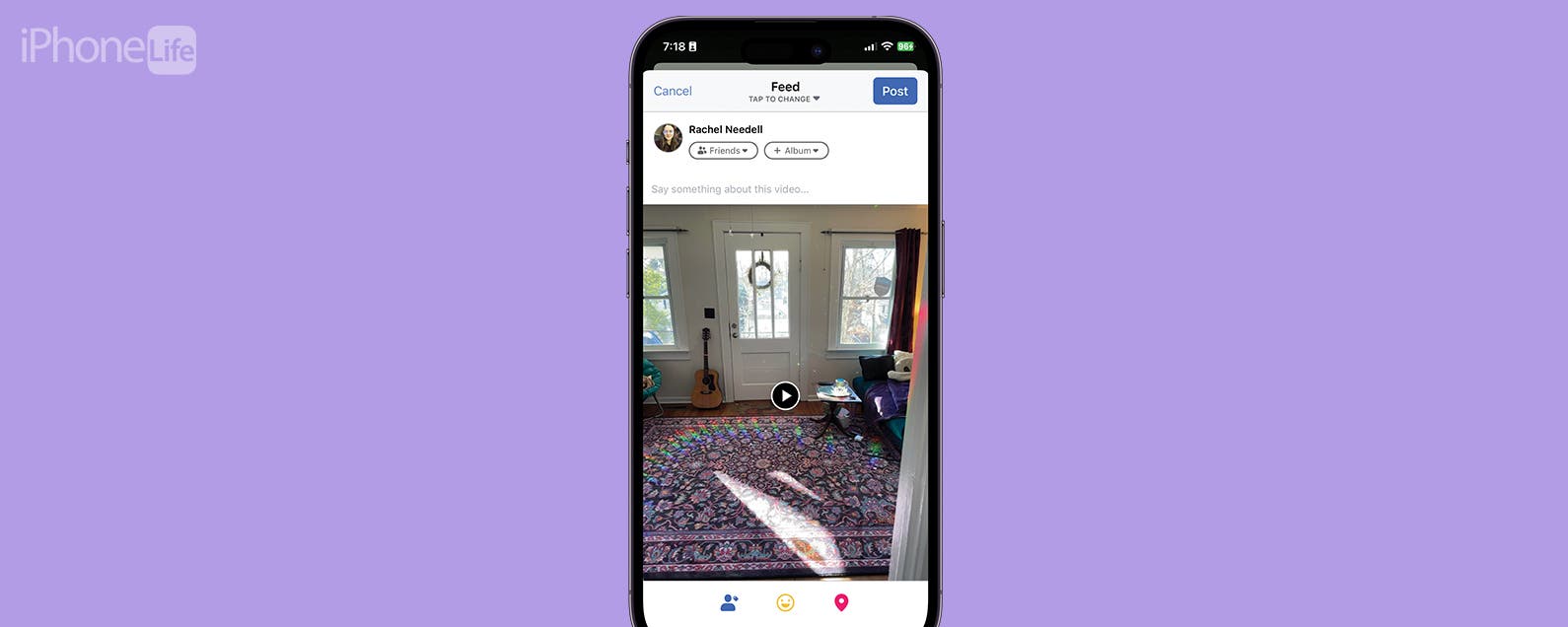 How to Post a Live Photo as a Video on Facebook