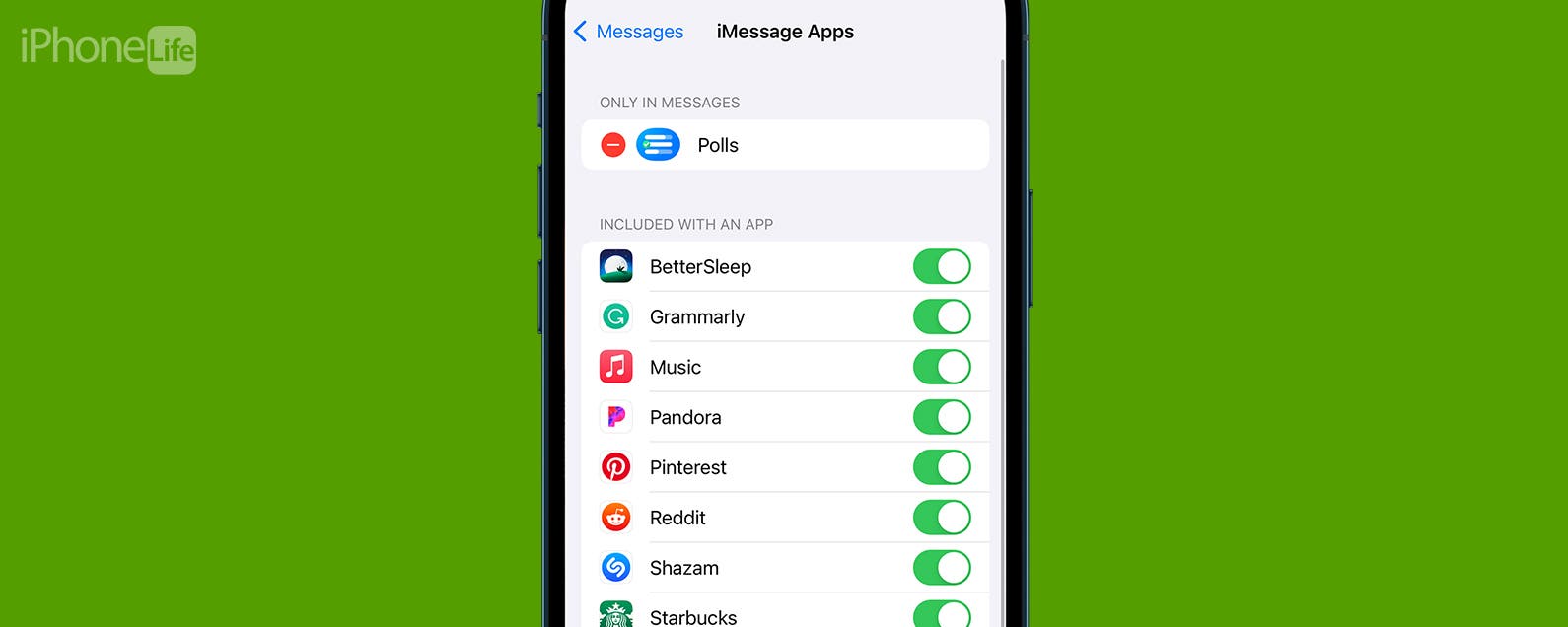 How to Disable iMessage Apps from the App Bar