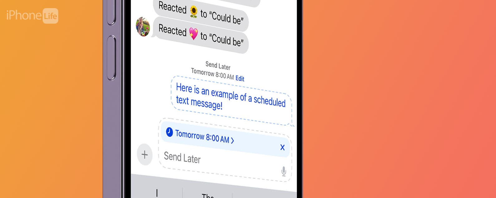 Schedule Messages to Send Later with iOS 18