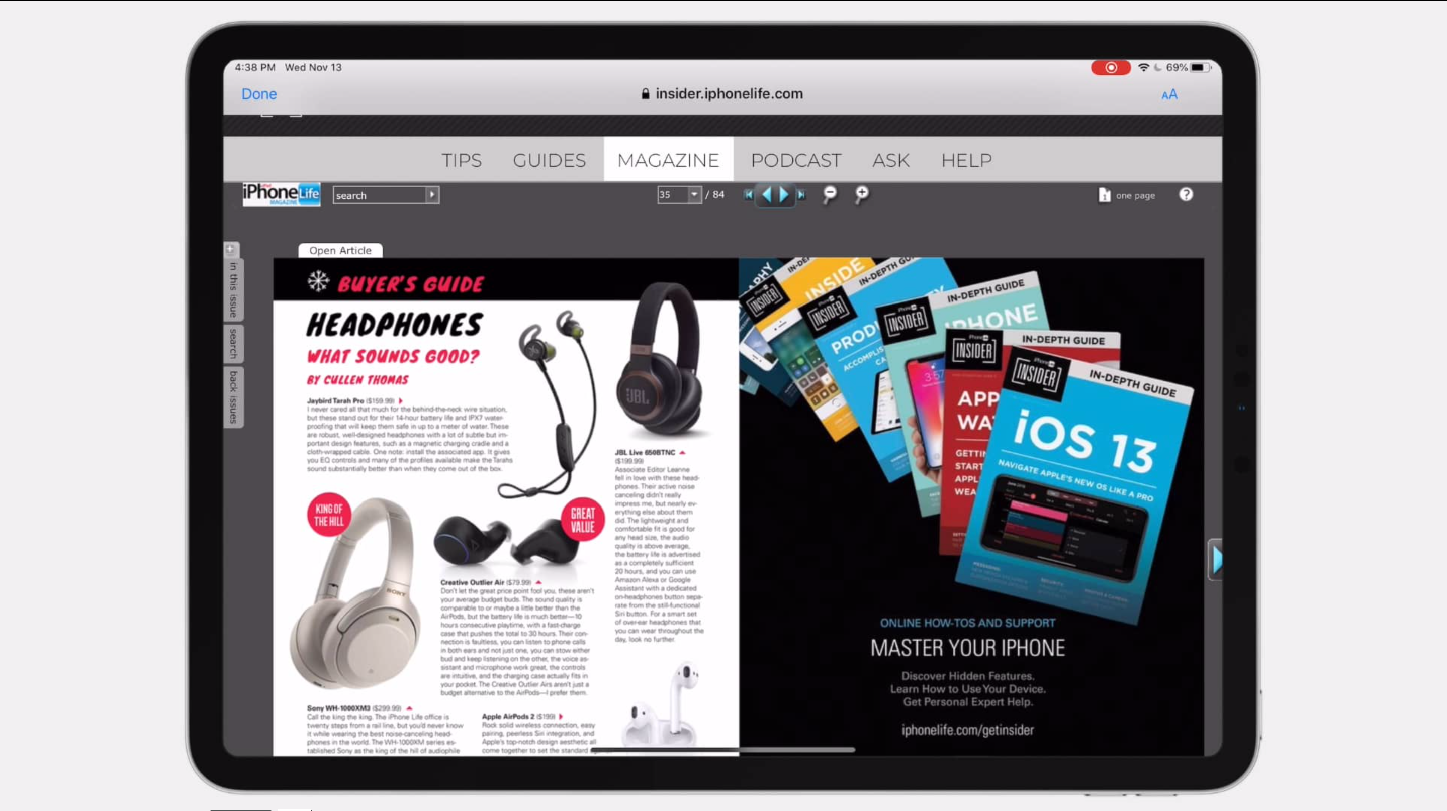 Read the Digital Edition of iPhone Life Magazine