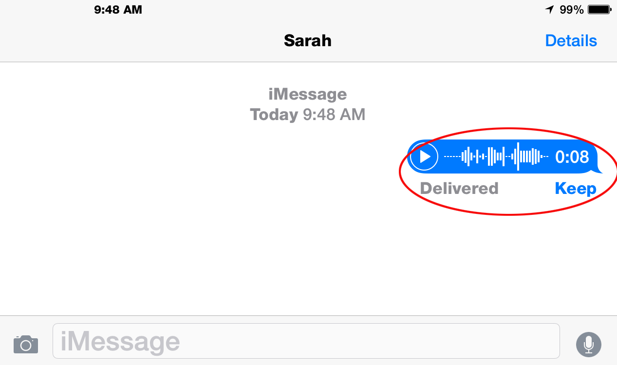 Tip of the Day: Send Audio Messages in iOS 8