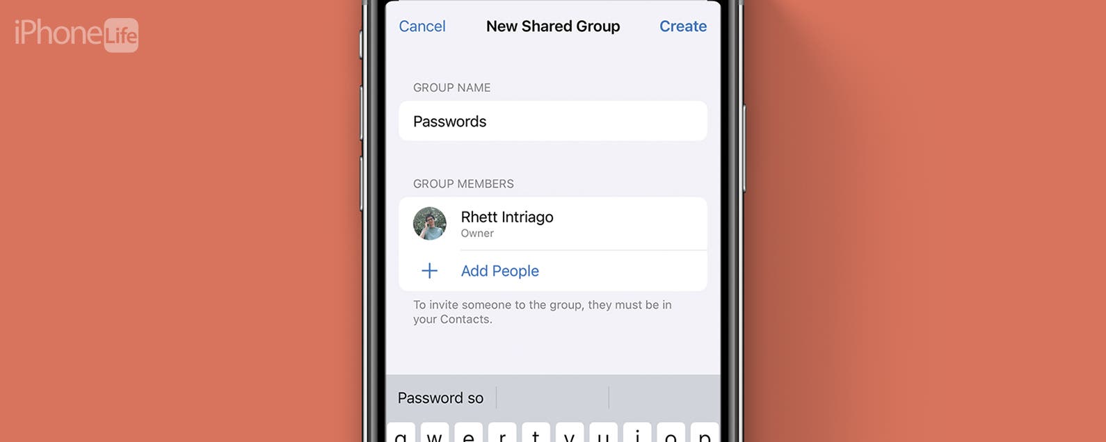 Securely Share Passwords with Friends & Family
