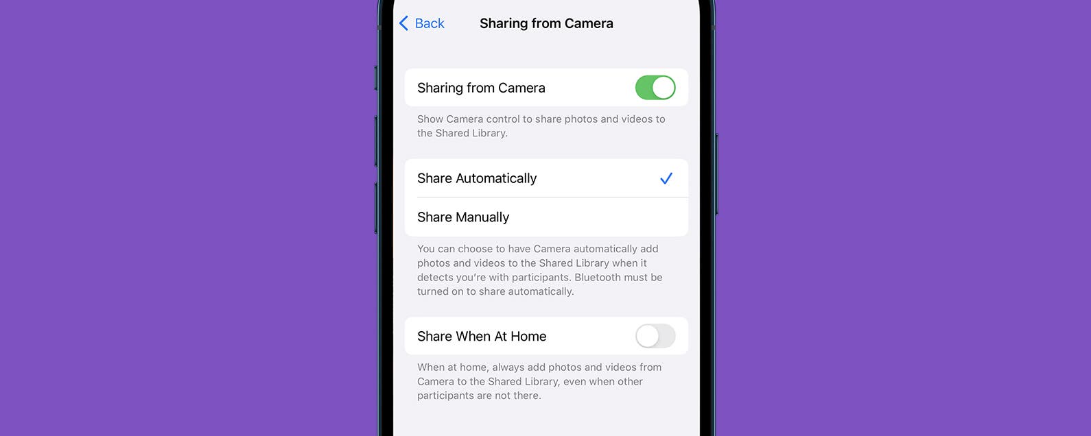 How to Set Up a Shared Photo Library with Auto-Sharing