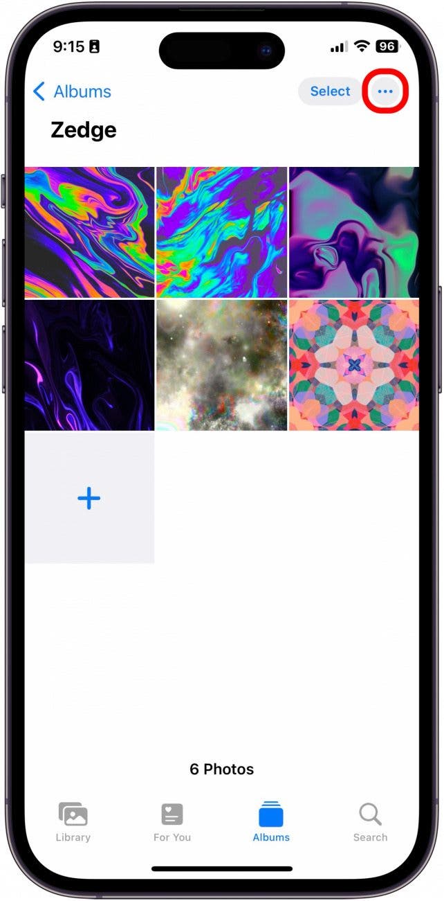 How to Add Existing Albums to a Folder