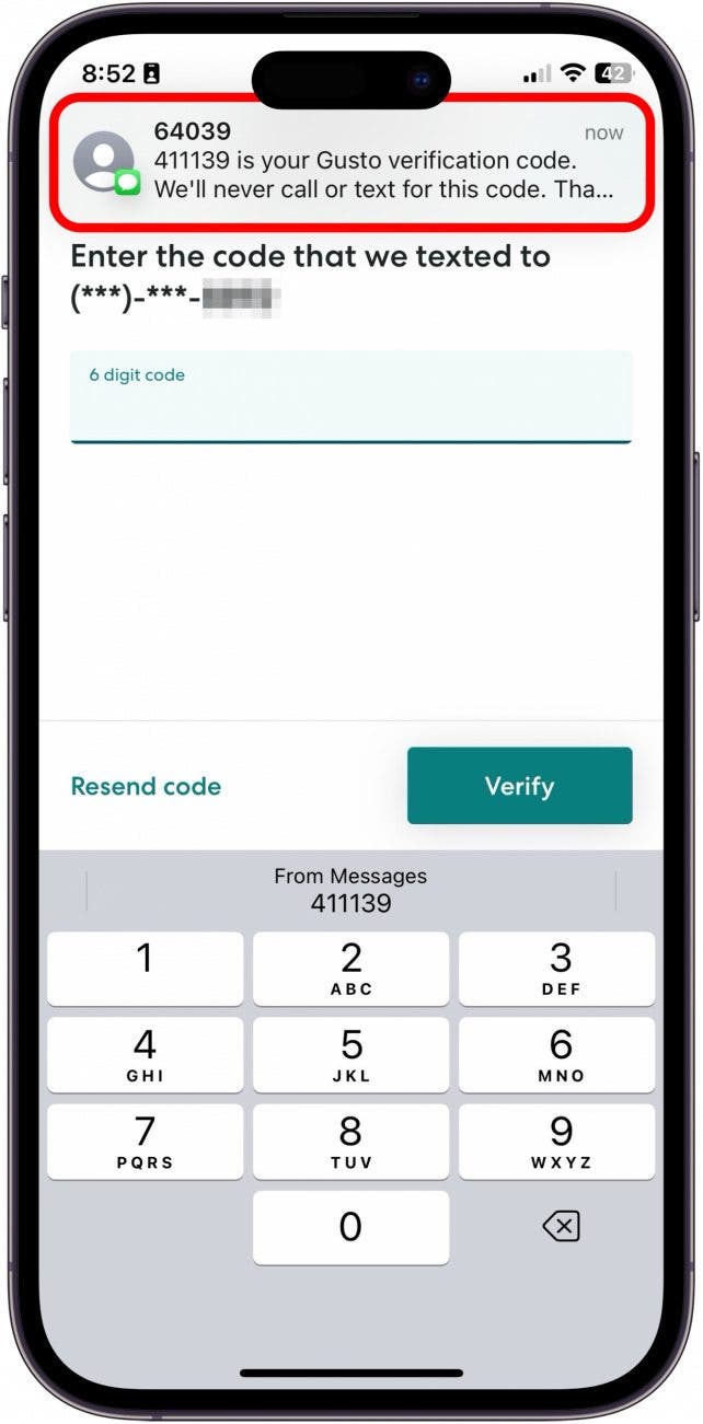 How to Autofill Verification Codes on iPhone