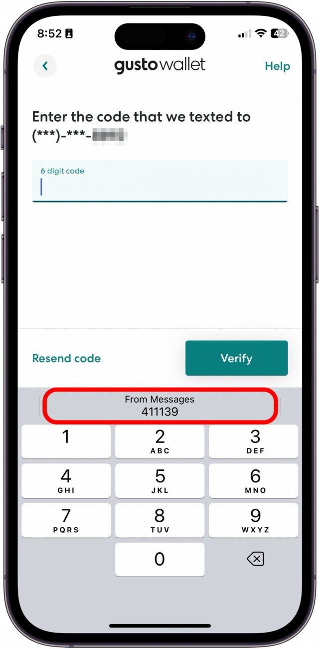 How to Autofill Verification Codes on iPhone