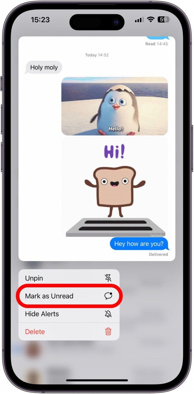 How to Mark iMessage as Unread on iPhone