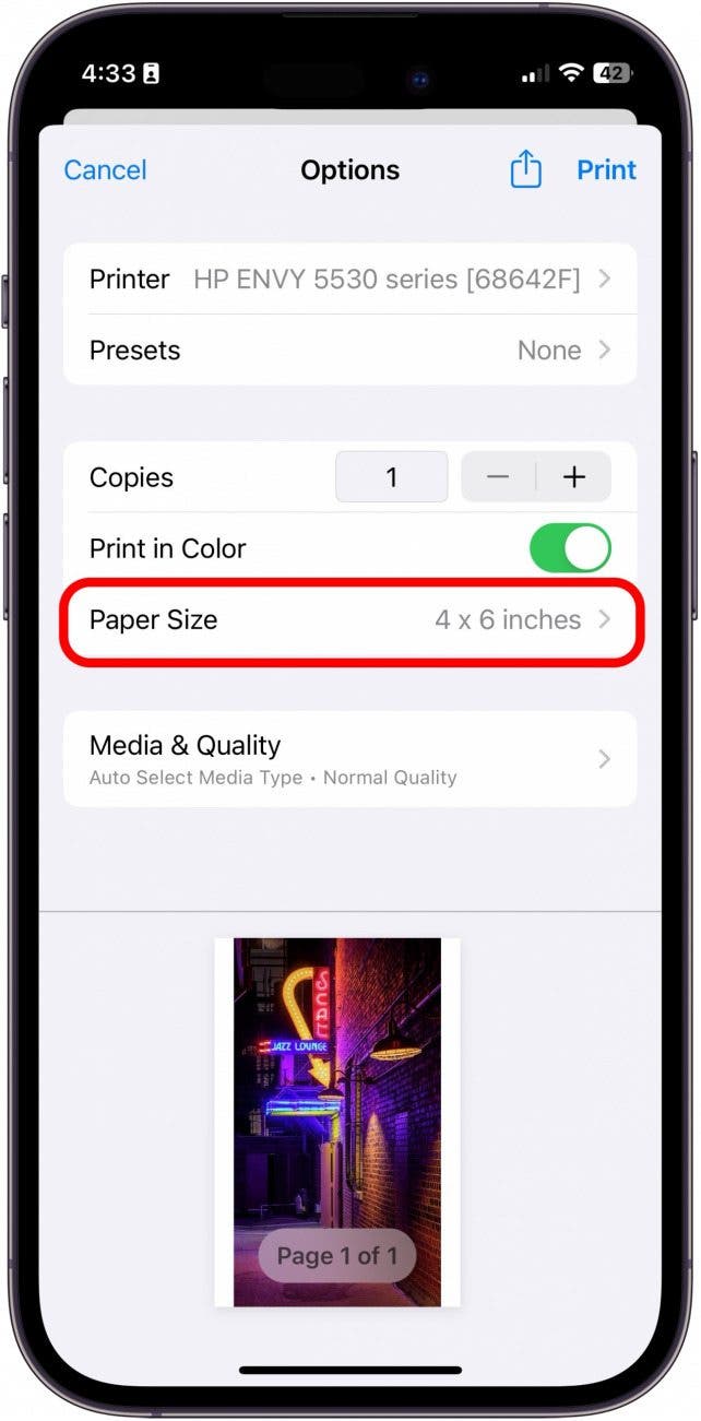 How to Change iPhone Printer Settings in AirPrint