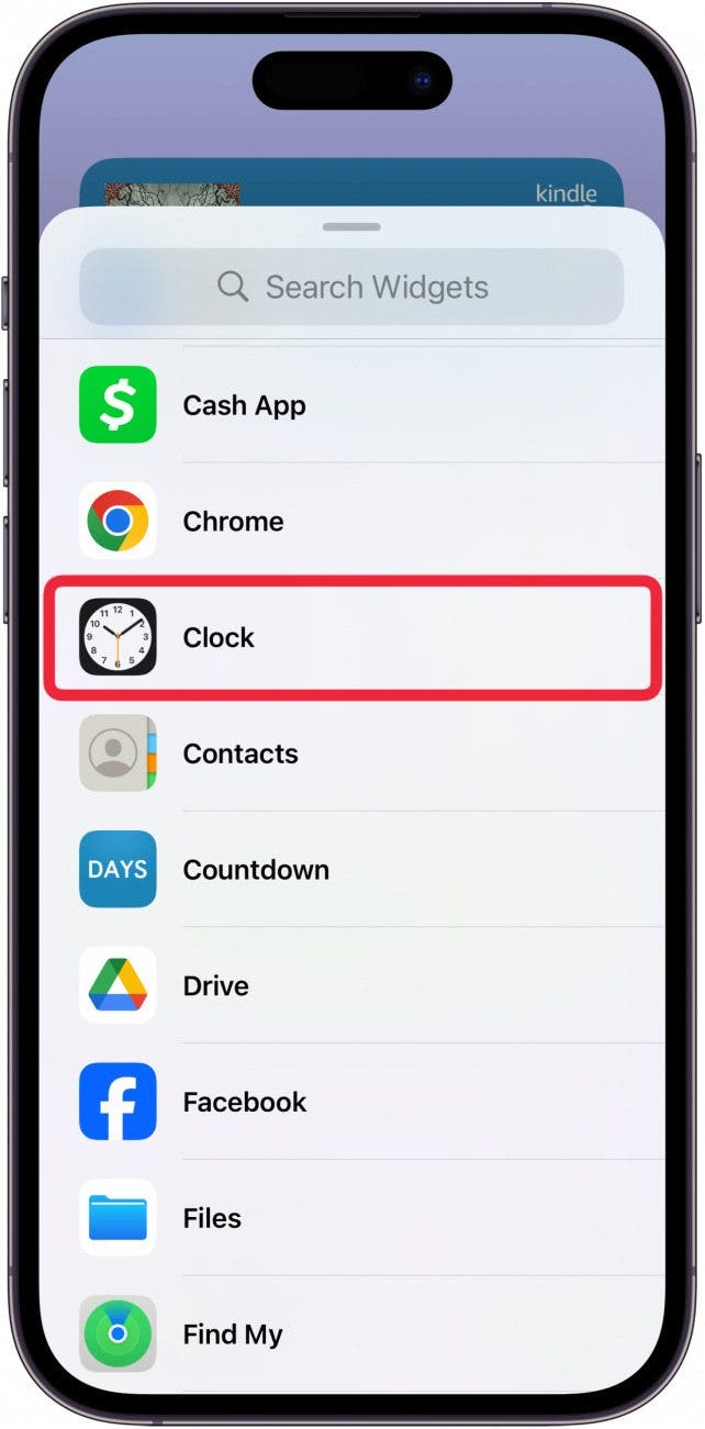 How to Get the Digital Clock Widget on iPhone