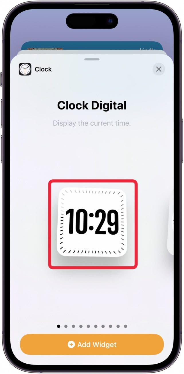 How to Get the Digital Clock Widget on iPhone