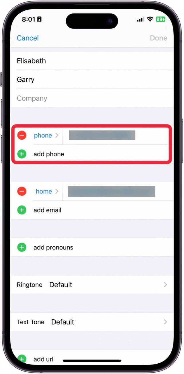 How to Edit a Contact on Your iPhone