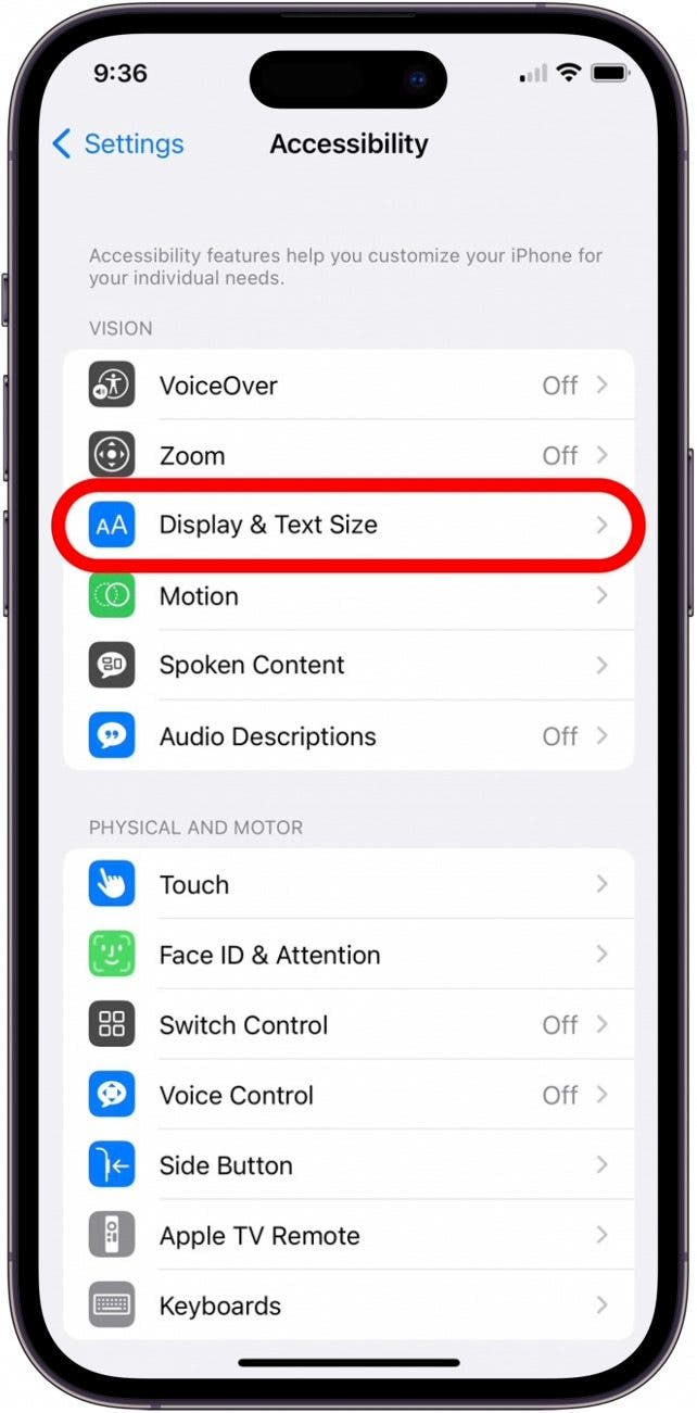 How to Change Text Size & Other Display Settings on iPhone & iPad