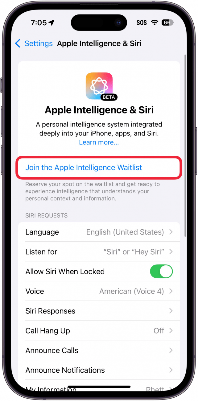 How to Get on the Apple Intelligence Waitlist