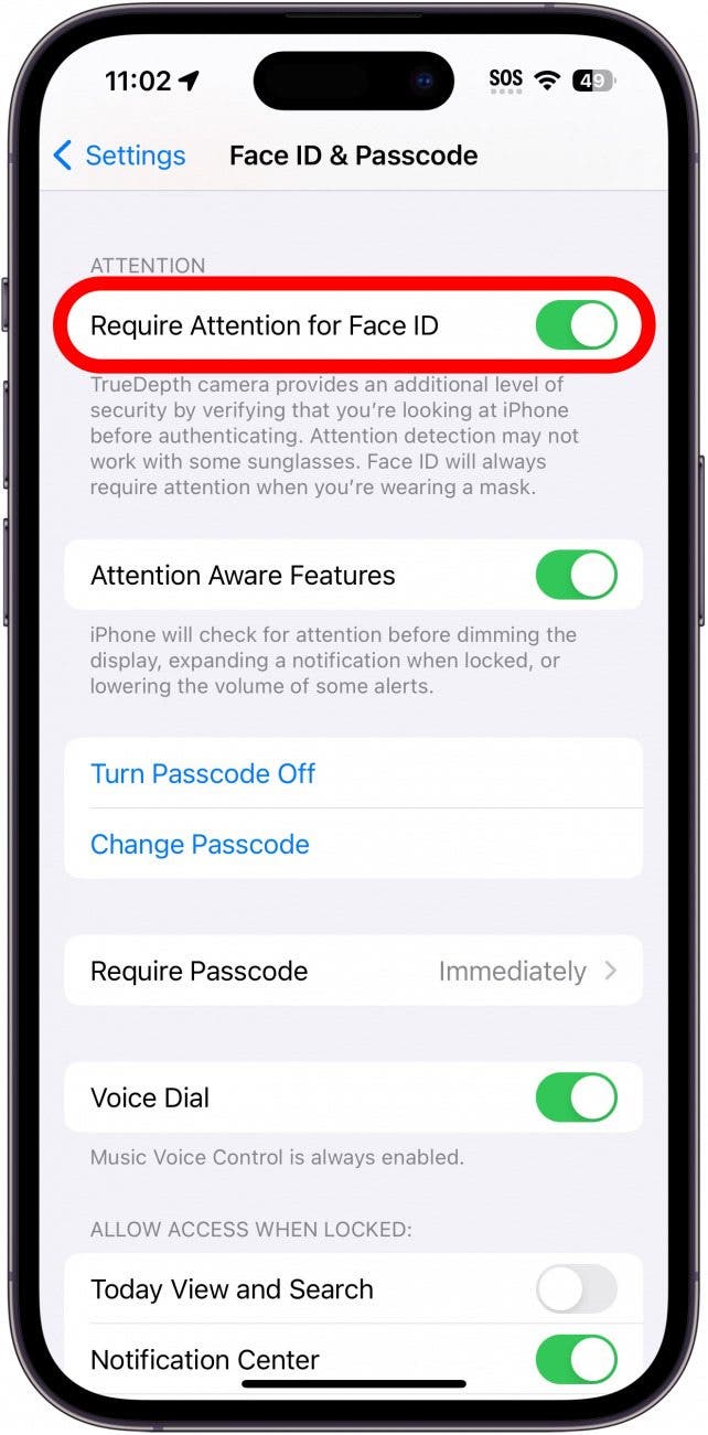 Speed Up Face ID By Disabling Attention Awareness on iPhone