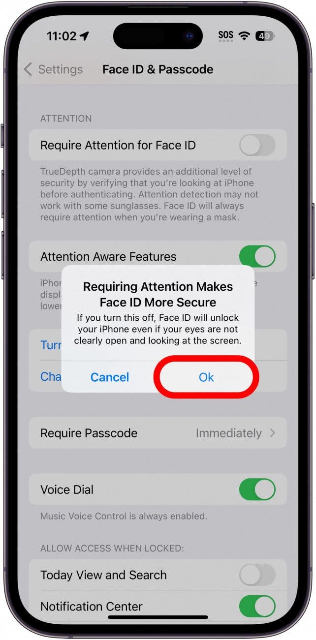 Speed Up Face ID By Disabling Attention Awareness on iPhone