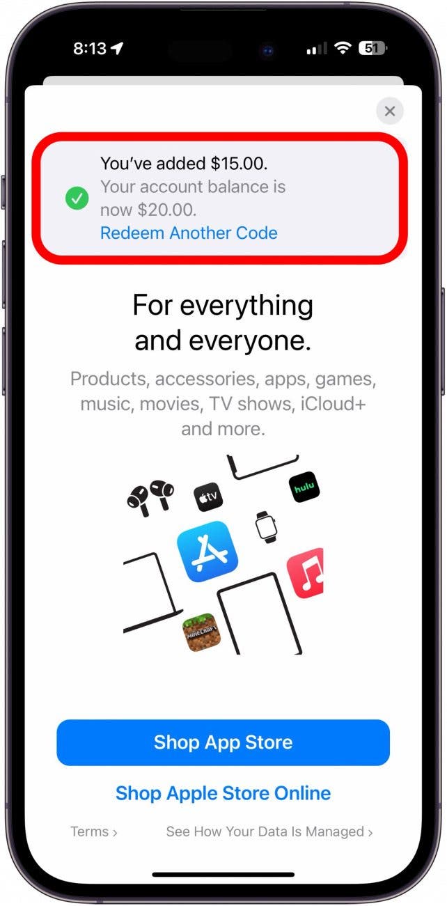 How to Redeem an Apple Gift Card & Use It for Family Sharing