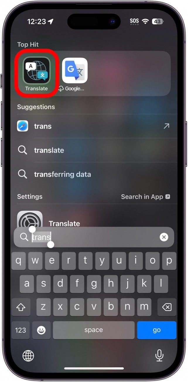 Use iPhone 15 Pro Action Button to Translate