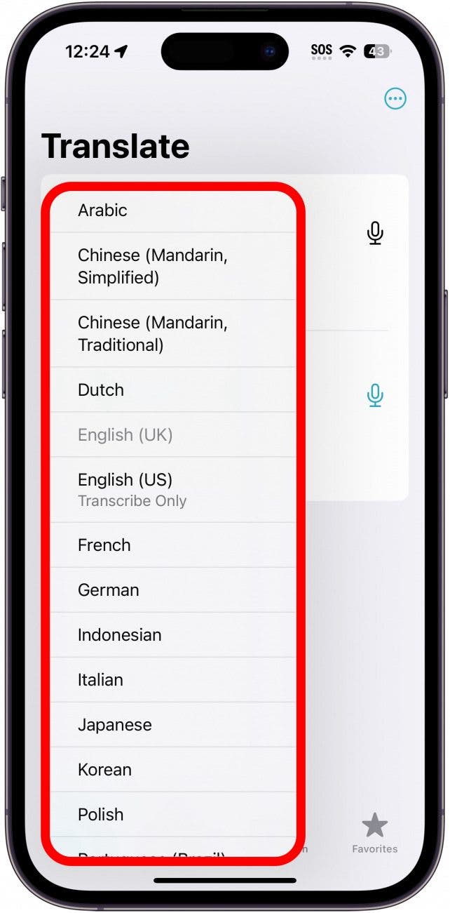 Use iPhone 15 Pro Action Button to Translate